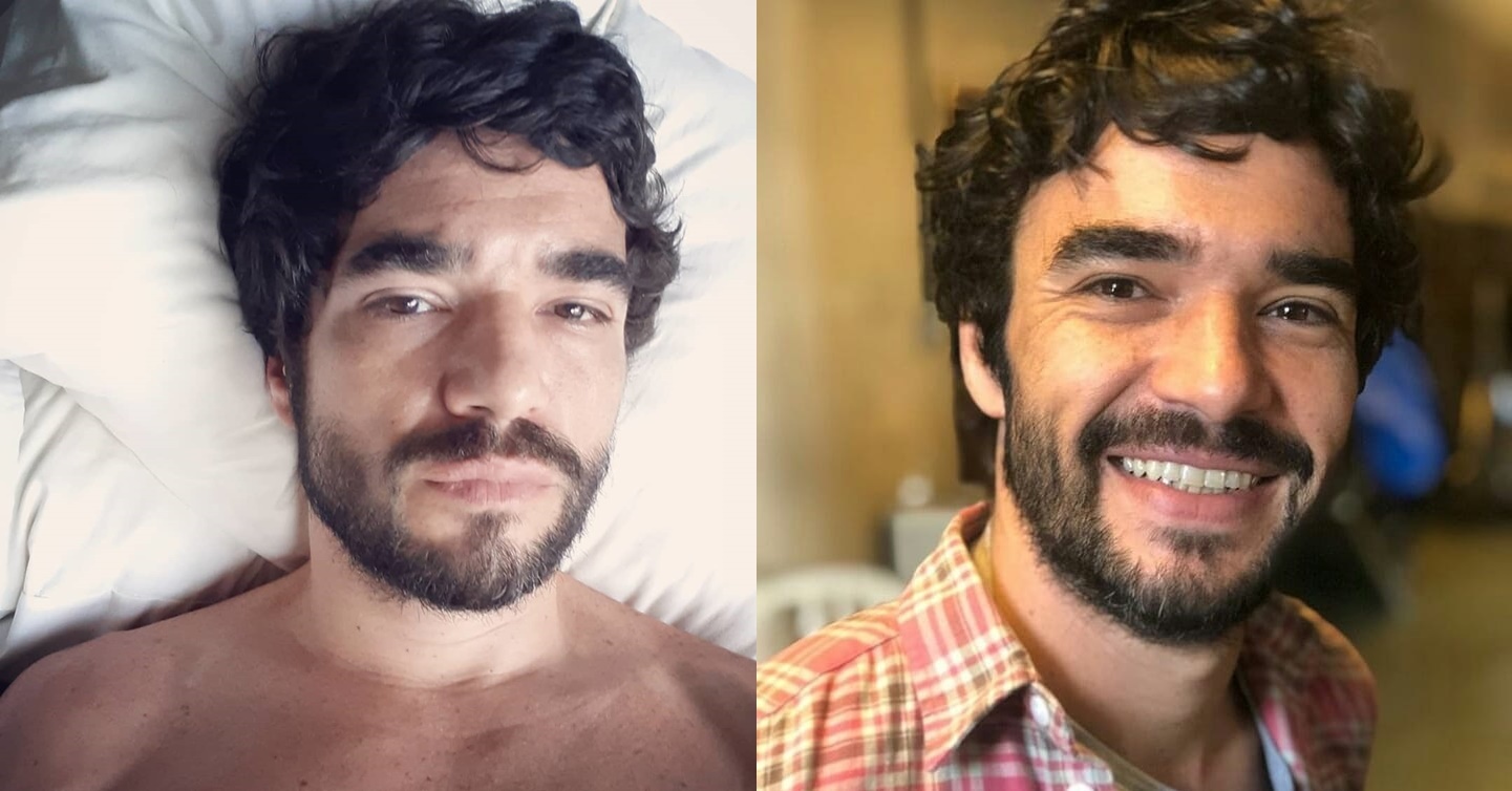 Fotos de Caio Blat com volume na sunga viralizam na internet