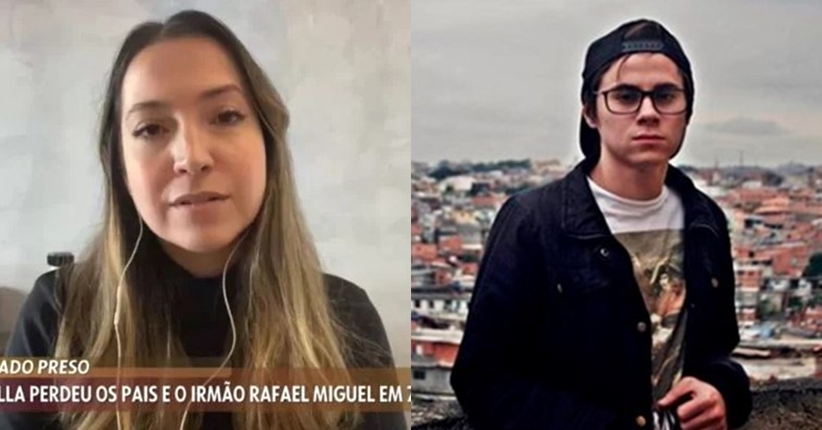 Irmã de Rafael Miguel não tem contato com ex-cunhada: 'por segurança'
