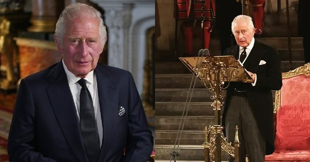 Rei Charles III dá 'piti' em cerimônia de proclamação e a web não perdoa