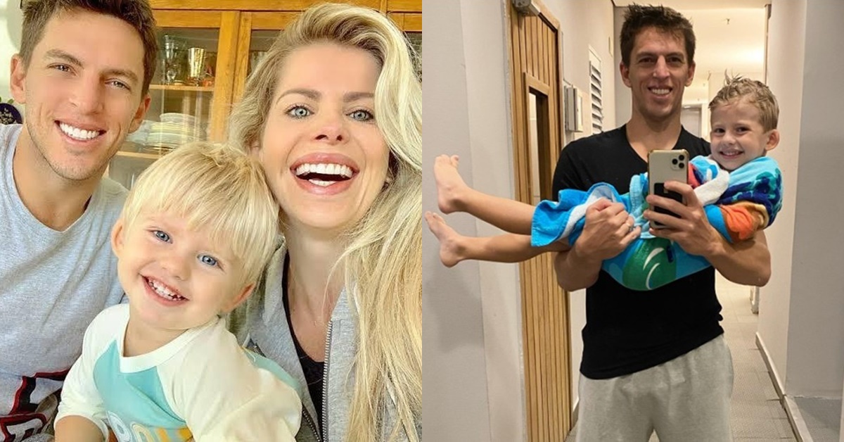 Ex-marido processa Karina Bacchi pela guarda do filho (que não é dele!)