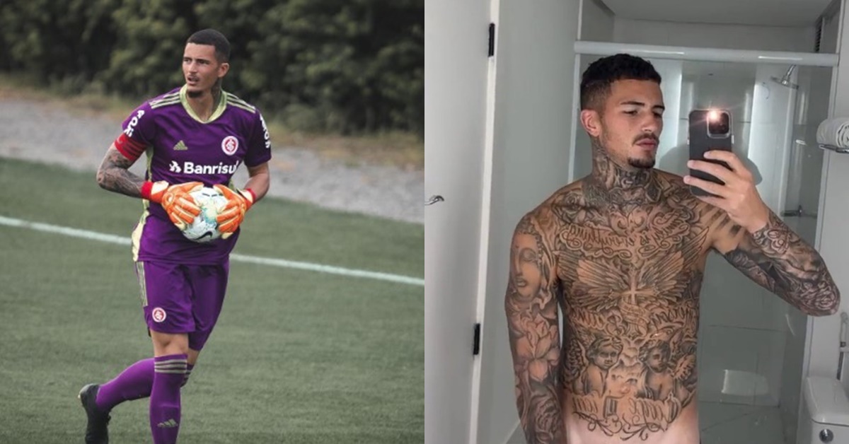 Goleiro Emerson Jr. posta 'o dote' sem querer e põe a web em polvorosa